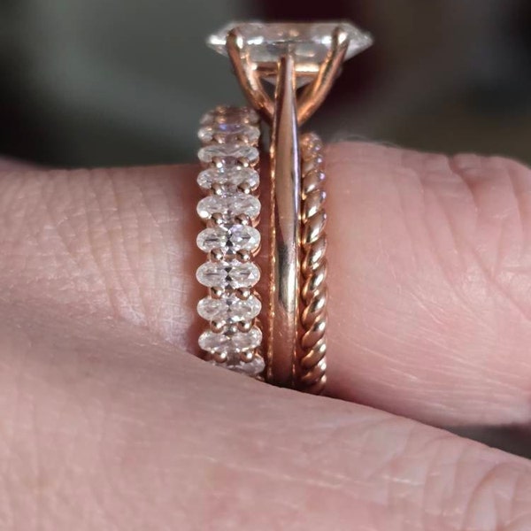 Braided Gold Band, Braided Wedding Band, Gold Braided Band, Twisted ...