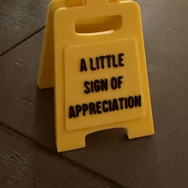 A Little Sign of Appreciation - Etsy
