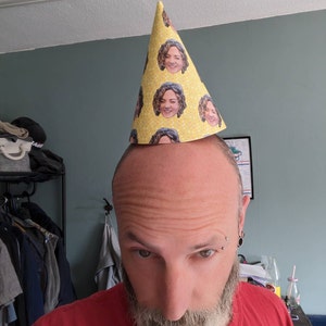 Personalised Party Hats Your Face on A Hat Repeated Pattern - Etsy UK