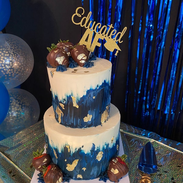 Graduation Cake Topper | Class of 2022 Cake Topper | Congrats Grad ...