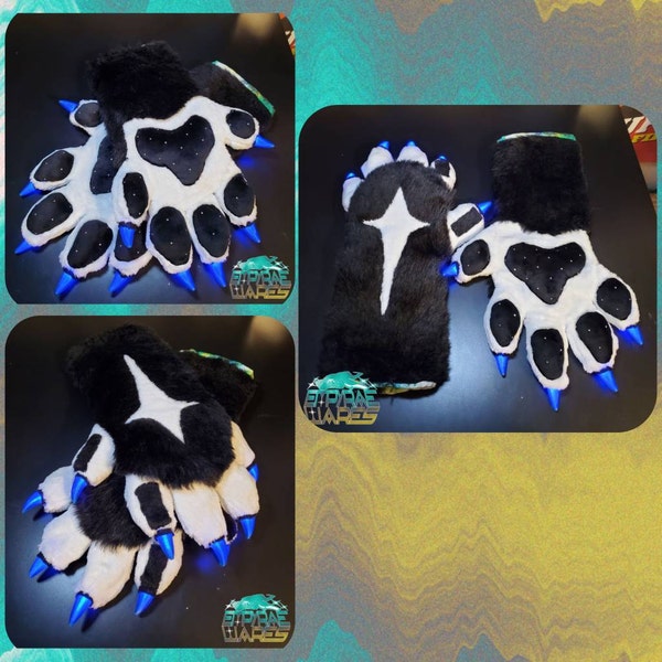PDF TEMPLATE: Fursuit 5 Finger Paws! Digital Download - Etsy