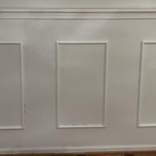 Wall Molding Kit DIY Accent Wall Kit Office Wainscoting Panels 3 Upper ...