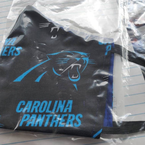 Carolina Panthers Cotton Fabric - NFL Cotton Fabric - Panthers Football ...