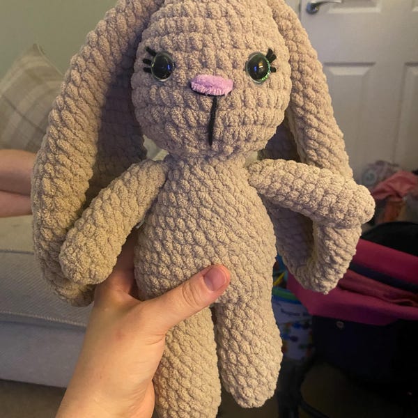 Crochet Pattern Bunny, Amigurumi Easter Plush Bunny Tutorial, Crochet ...