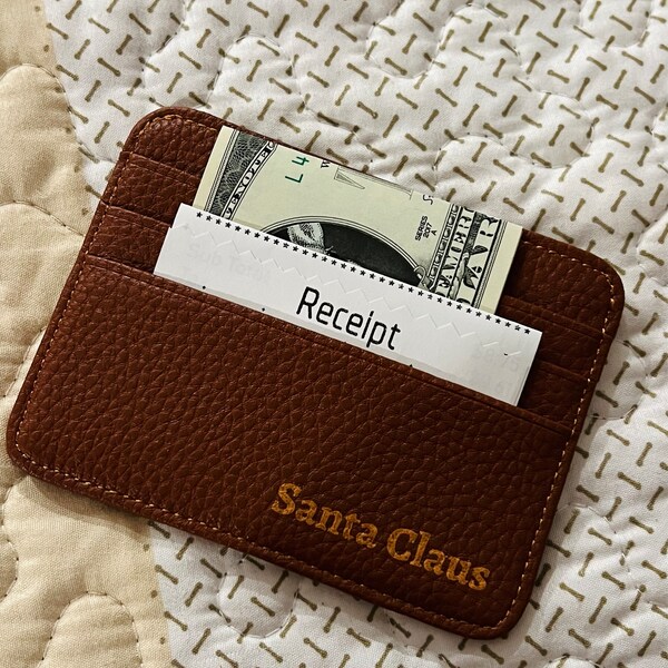 Santa's Missing Wallet With Sleigh License, Christmas Surprise, Keep ...