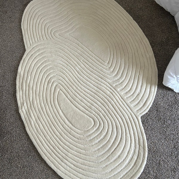 Heart Shaped Carpet, Tufted Rug Self Love Club Handmade Rug, Home Decor ...