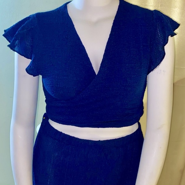 Wrap Top Sewing Pattern | Easy Beginner Pattern + Easy Illustrated ...