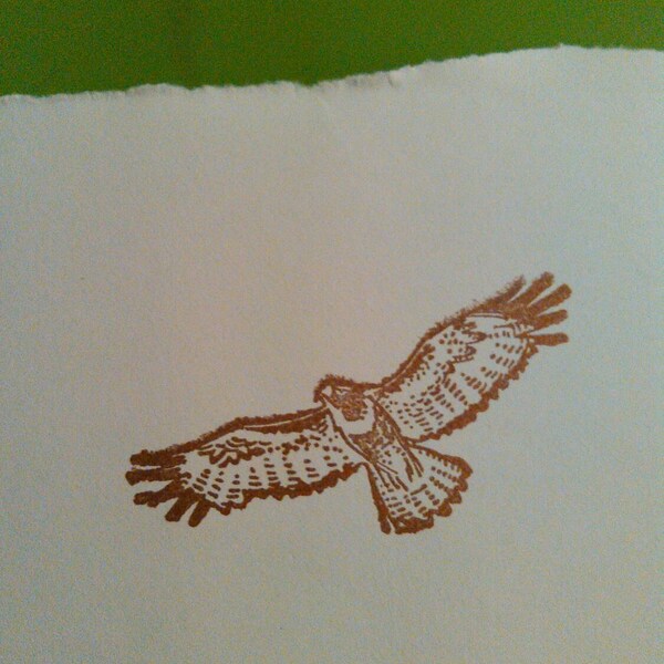 Hawk in Flight Rubber Stamp E11405 Wood Mounted - Etsy
