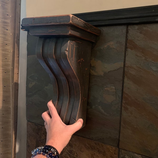Pair of Corbels, Vintage Look Corbels, Shabby Chic Corbels, Farmhouse ...