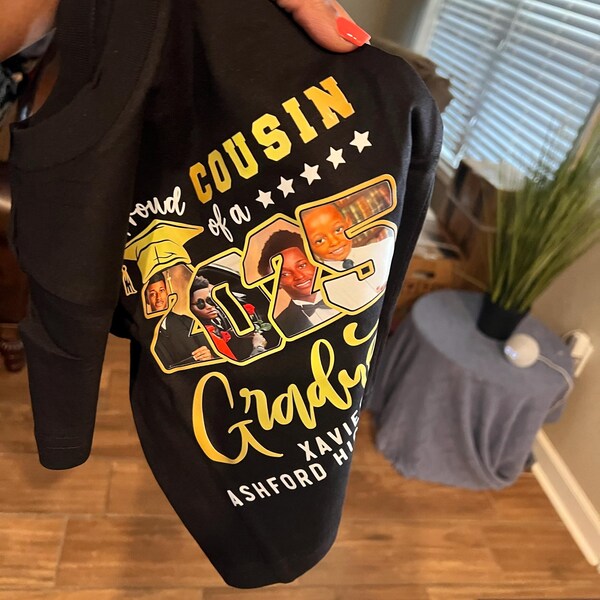 Custom 2024 Graduation Shirts,proud Family Shirts,high School Grad Tee ...