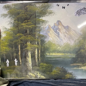 Cliffs of Insanity 11x17 Print Modified Thrift Store Art Princess Bride ...