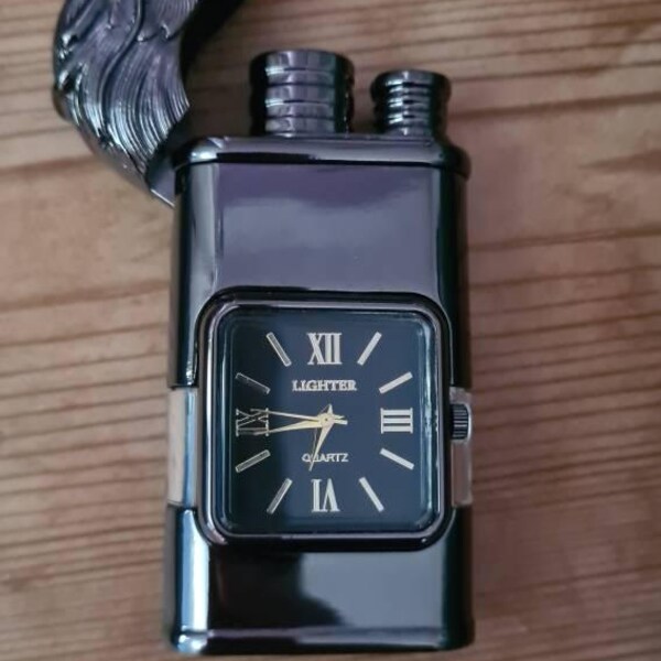 Permanent Match Lighter Metal Infinity Gadget Reusable Keyring ...