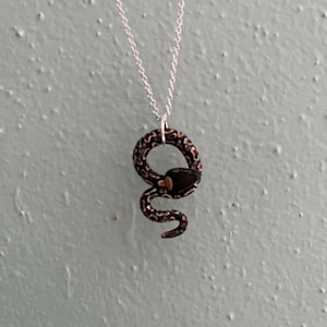 Snake Necklace Copperhead - Etsy