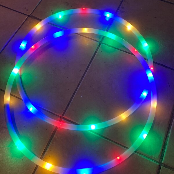 LED Hula Hoop ~ Huey Bluey ~ ALL Blue Leds - Etsy