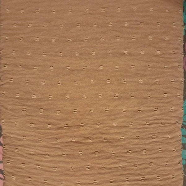 Heathered Grey Pointelle Rib Knit Fabric - Etsy