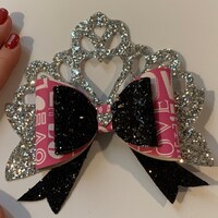 Princess Bow SVG, Crown Bow Template SVG, Tiara Hair Bow, Felt Bow PDF ...