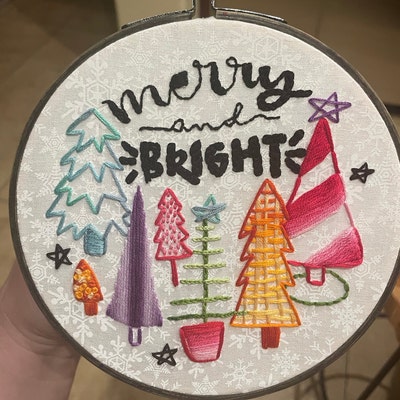 May Embroidery Pattern of the Month Club. Floral House and - Etsy