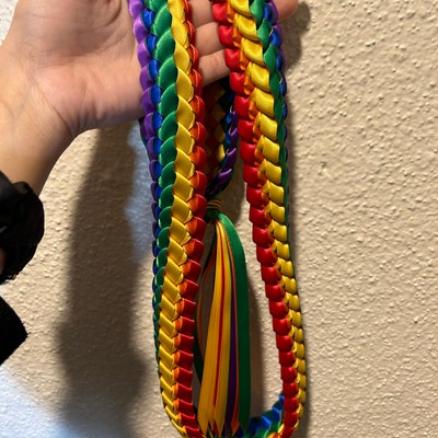 LGBTQ Pride Flag Double Ribbon Lei - Etsy