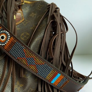 Custom Leather Camera Strap,beaded Camera Strap,dslr Strap, Nikon ...
