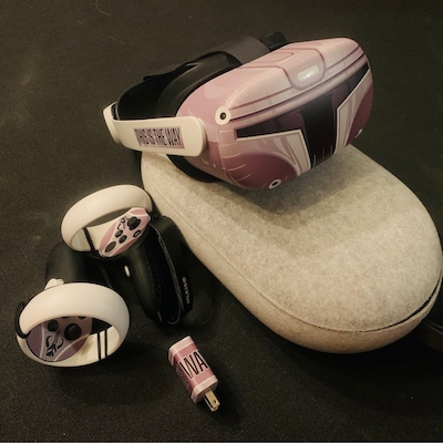 The Mandalorian Oculus Quest 2 Full Wrap Skin Decal VR Goggles - Etsy