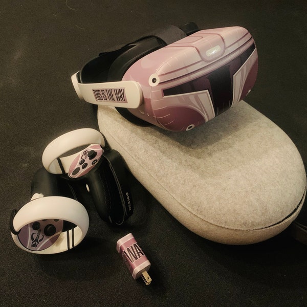 The Mandalorian Oculus Quest 2 Full Wrap Skin Decal VR Goggles - Etsy