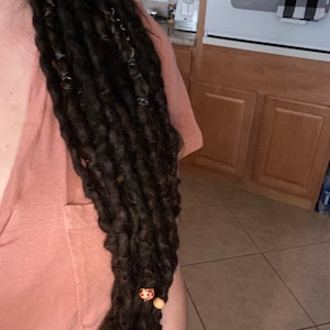 Dark Sprite Half Set of Wool Dreadlocks | Etsy