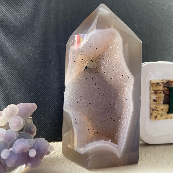 Green to Brown Sugar Amethyst Crystal | Premium Sugar Amethyst for ...