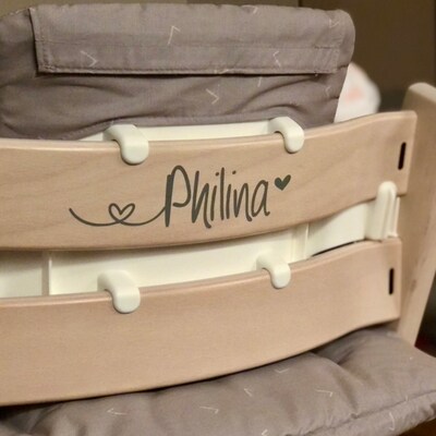 High Chair Stickers Name Stickers Individually - Etsy