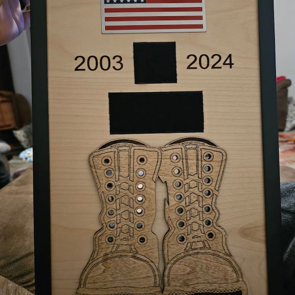 Airborne 3D Graduation/ Promotion/ Army Gift, Name Tapes Not Included ...