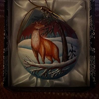 One of a Kind Authentic Zhostovo Hand-painted Metal Tray by Olga ...