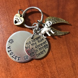 Boxer Memorial Key Chain Pet Memorial Key Chain Boxer Floppy | Etsy