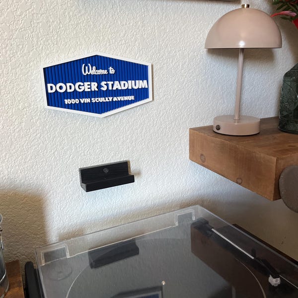 Welcome to Dodger Stadium 3D Printed Sign - for Desk or Wall Display - Etsy