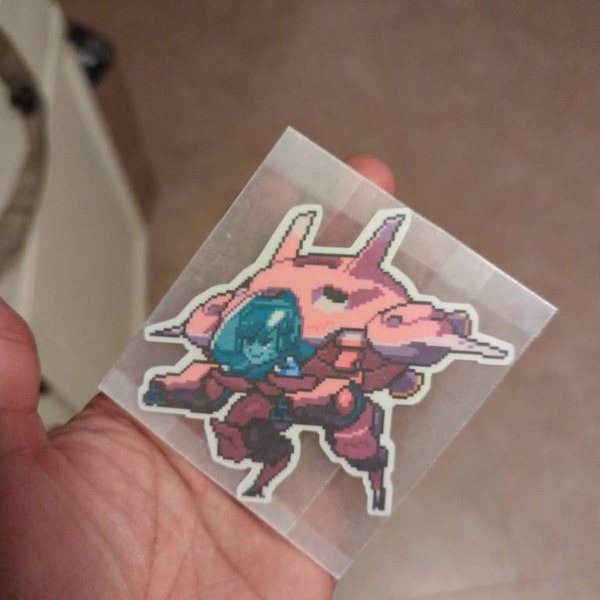 Overwatch 2 Lifeweaver Pixel Spray Vinyl Sticker - Decal, Laptop, Phone ...