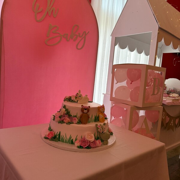 Fondant Woodland Cake Toppers- Fondant Animals - Woodland Party ...