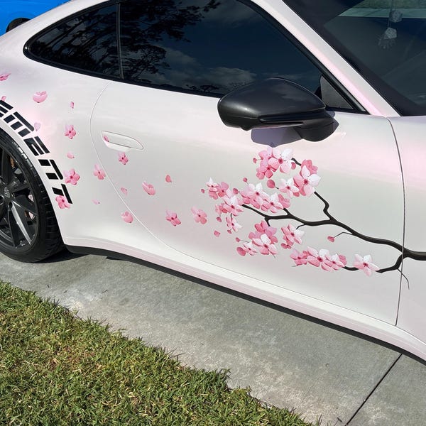 Cheery Blossom Sakura Car Livery Large Vinyl Die Cut Decal Sticker ...