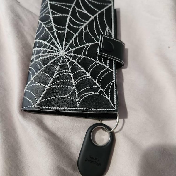 Spiderweb Passport Holder Gothic Passport Cover Travel Wallet Goth ...