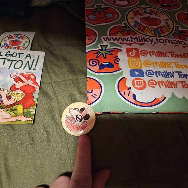 Party Opossum Button! May I Bite Your Ankles? 1.5" - Etsy