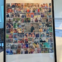 Buy Photo Collage Template in Diamond Shape, Personalized Gift Collage ...