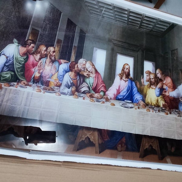 Blue Chevy in Heaven- Glass Printing Wall Art - Glass Wall Art- Wall ...