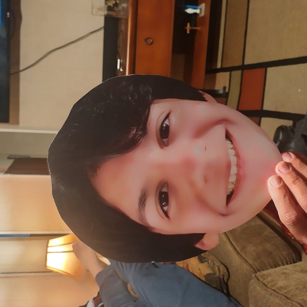 Personalized Face Stick, Face on a Stick Prop, Photo Face Stick, Big ...