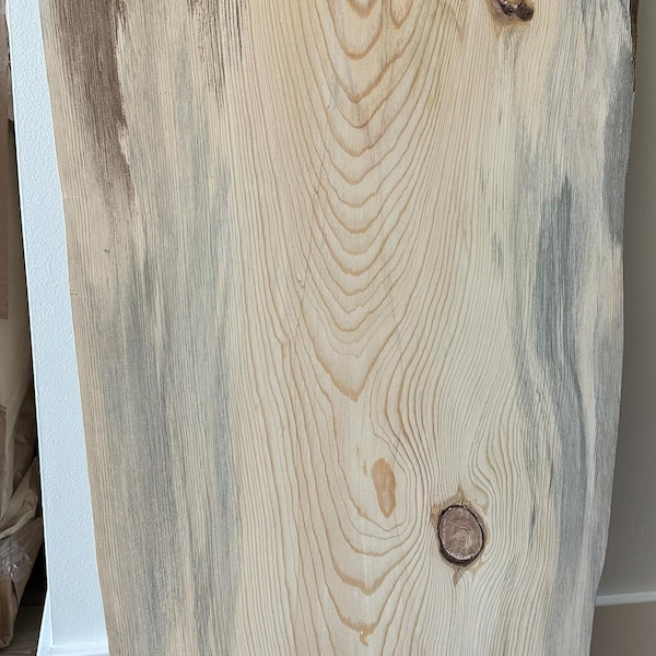 Live Edge Elm Slabs, Light Brown Color, Cool Grain Patterns, Natural ...