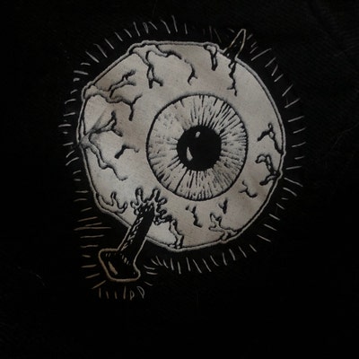 Eyeball Patches Horror Patches, Gothic, Witchy, Eye Patch, Sew On, Punk ...