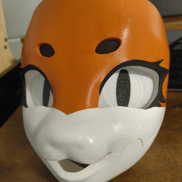 Kemono Sarokichi Style Mask | Articulated Furry Mask | Movable Jaw ...