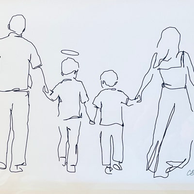 Intimate Art, Couple Kiss Line Art, Romance Art, Love Art Wall Decor ...