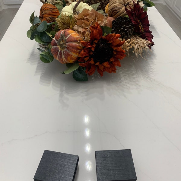 Mini Wood Risers Sets Black Mini Risers Tier Tray Risers for Tiered ...