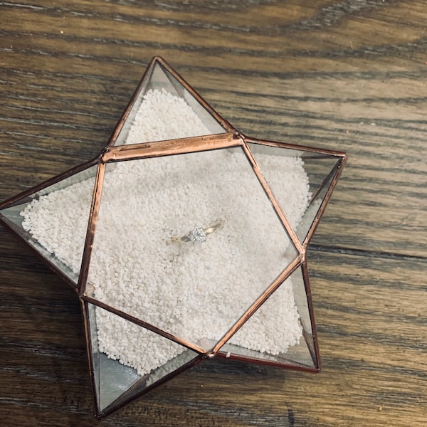 Engraved Constellation Star Ring Box: Sea Wedding Decor - Etsy
