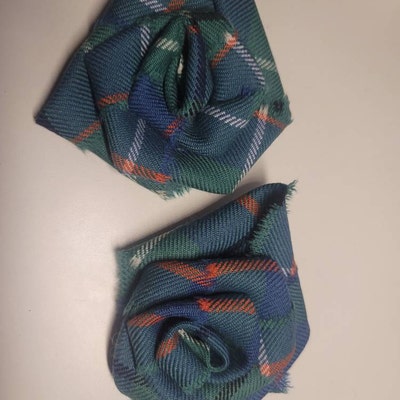 Royal Stewart Tartan Rose Brooch - Etsy