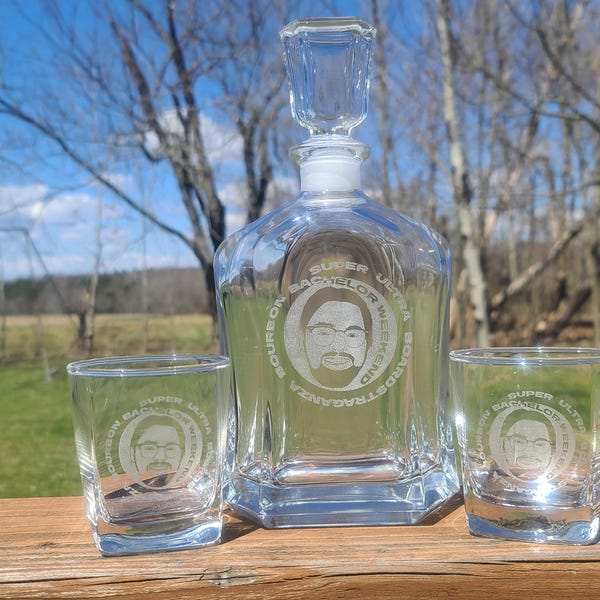 Engraved Whisky Glass Custom Logo Design for Bars, Pubs, Restaurants ...