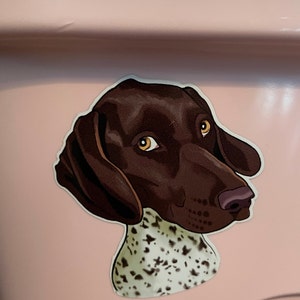 German Shorthaired Pointer Vinyl Decal Sticker | Etsy