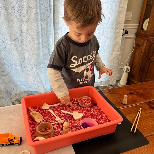 Valentines Day Sensory Bin #2, Valentine Sensory, Taste Safe ...
